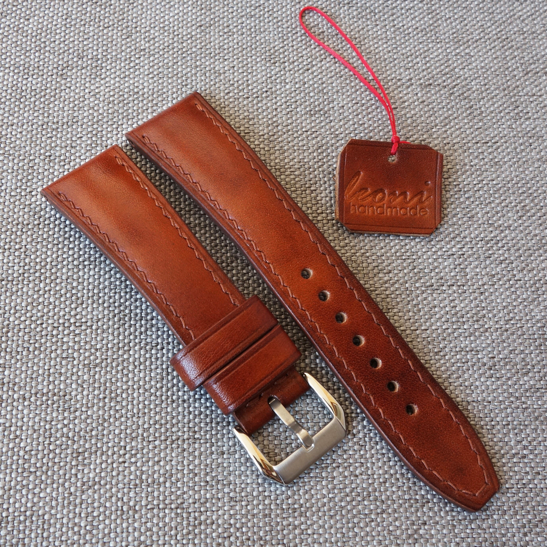 Watch Strap "dark amber" color - Leoni straps