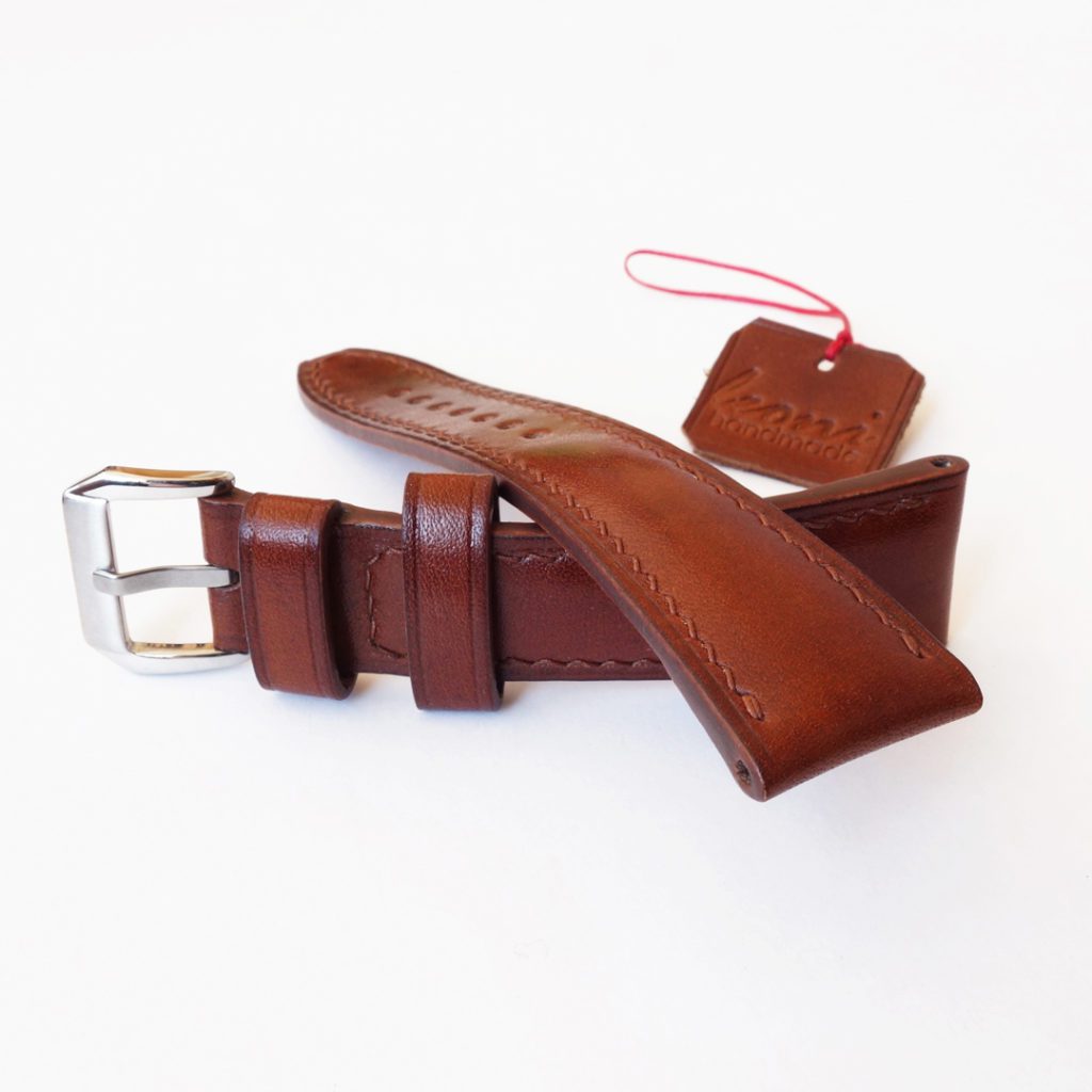 Watch Strap "dark amber" color - Leoni straps